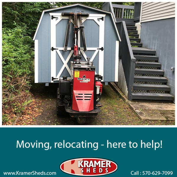 Moving or want to relocate your shed? - Kramer Sheds