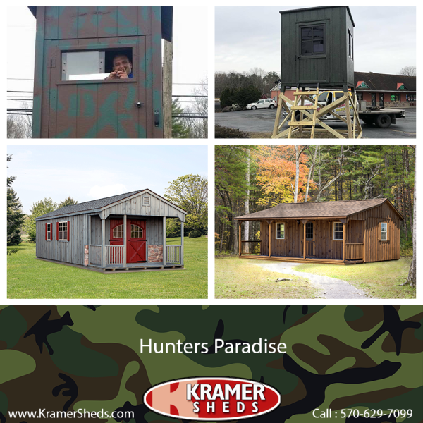 Hunting Cabins and Hunting Blings - Kramer Sheds