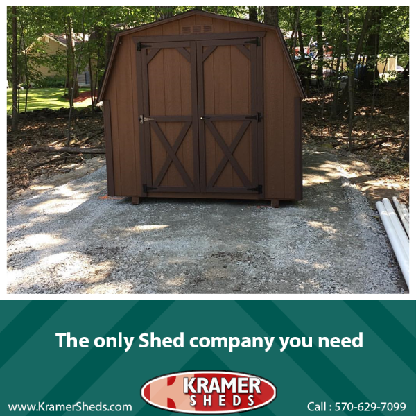 Shed preparation and accessories. - Kramer Sheds