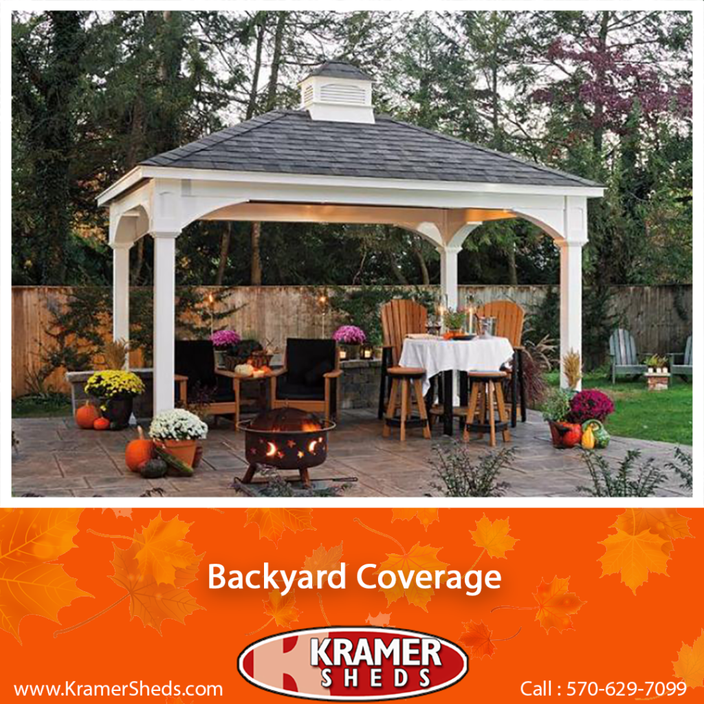 Enjoy your backyard in the Fall - Kramer Sheds
