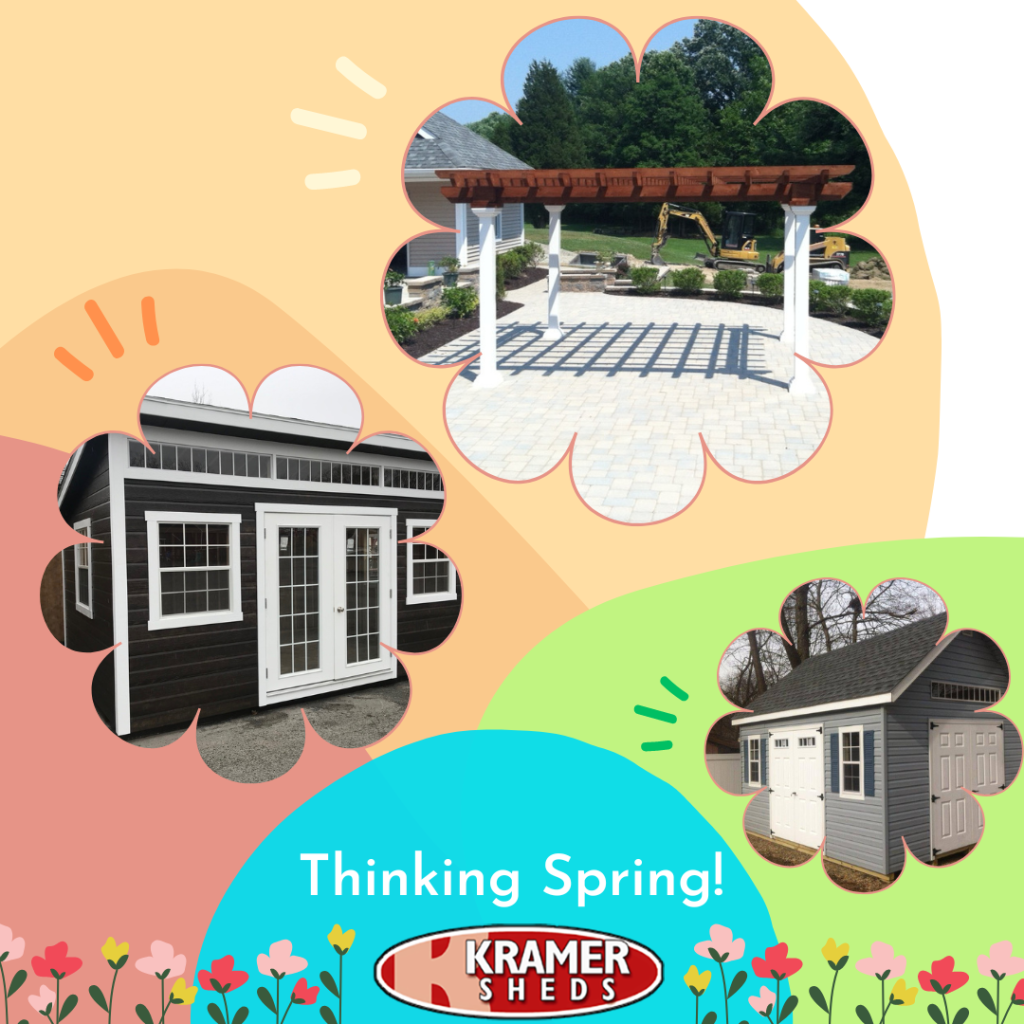 Sheds ready for the Spring - Kramer Sheds